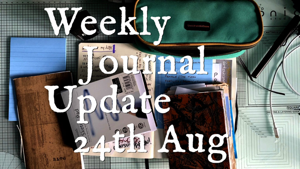 Weekly journal update Aug 24 - the creative minimalist