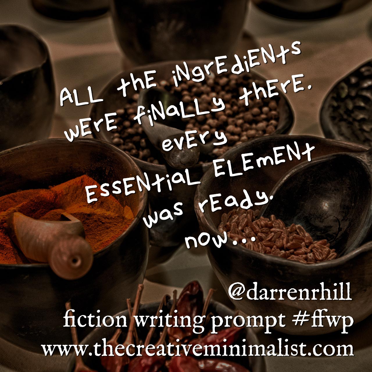 Elements - Friday Fiction Writing Prompt - darren r hill
